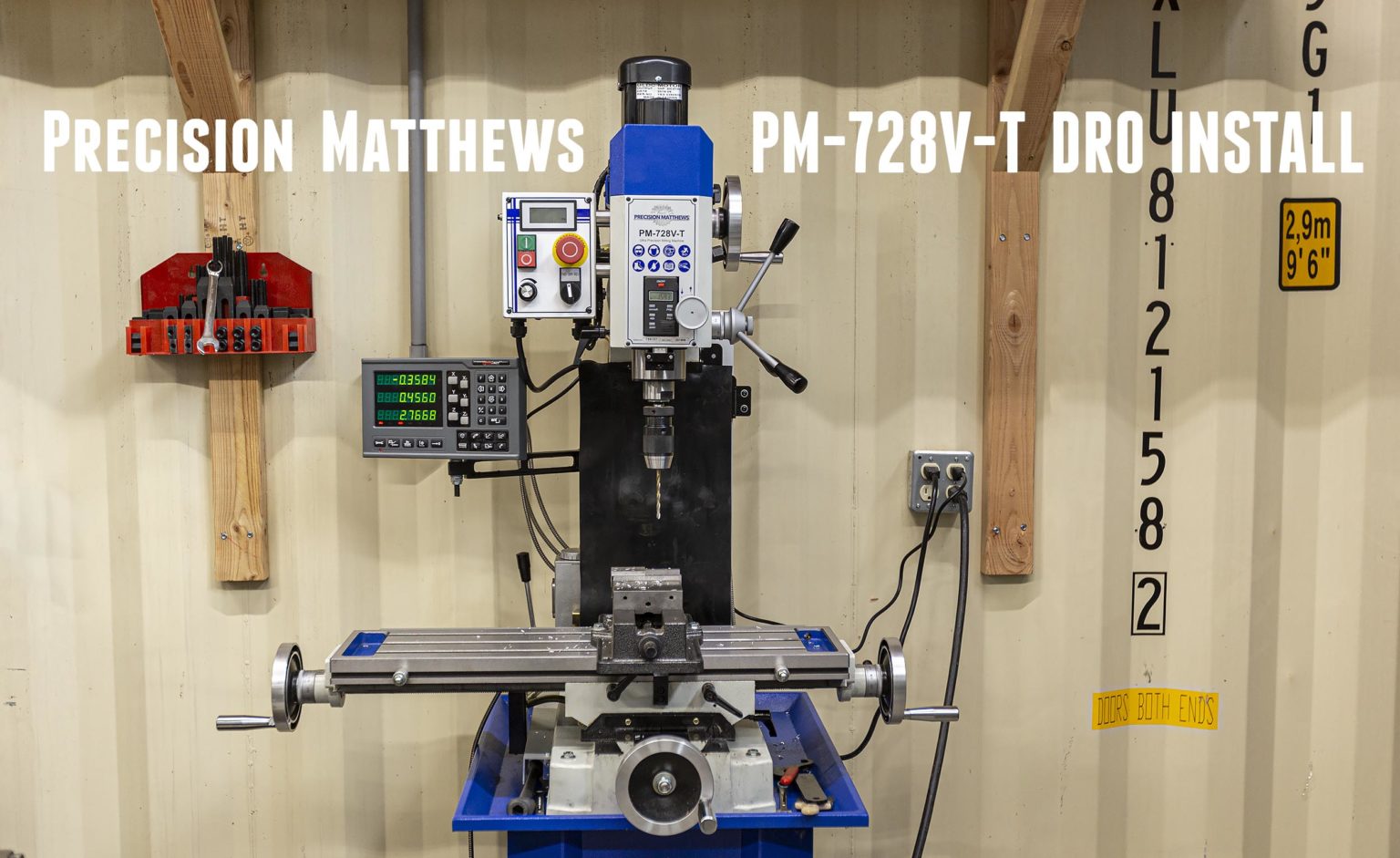 DRO Install on Precision Matthews PM-728V-T - Making with Metal